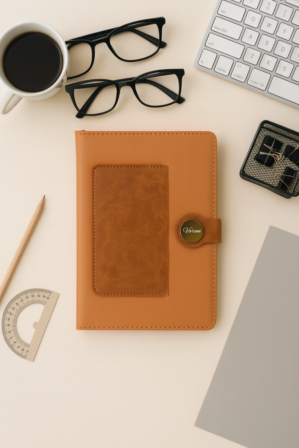 Dual Shade Diary-Brown
